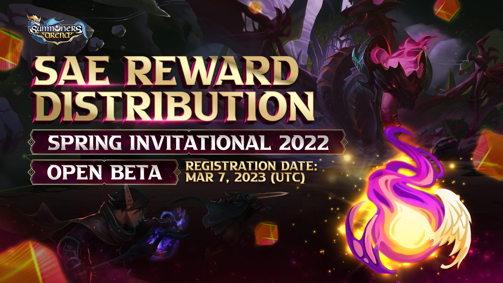 SAE Reward Distribution for Open Beta & Spring Invitational 2022