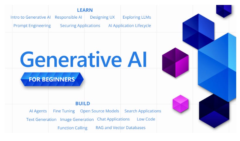 【GitHub 熱門話題】Microsoft Generative AI for Beginners 18 堂課教你從零開始建立生成式 AI 應用
