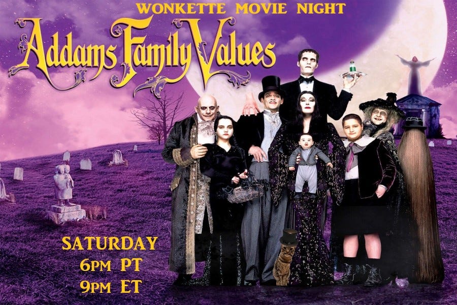 Wonkette Movie Night: Addams Family Values (1993)