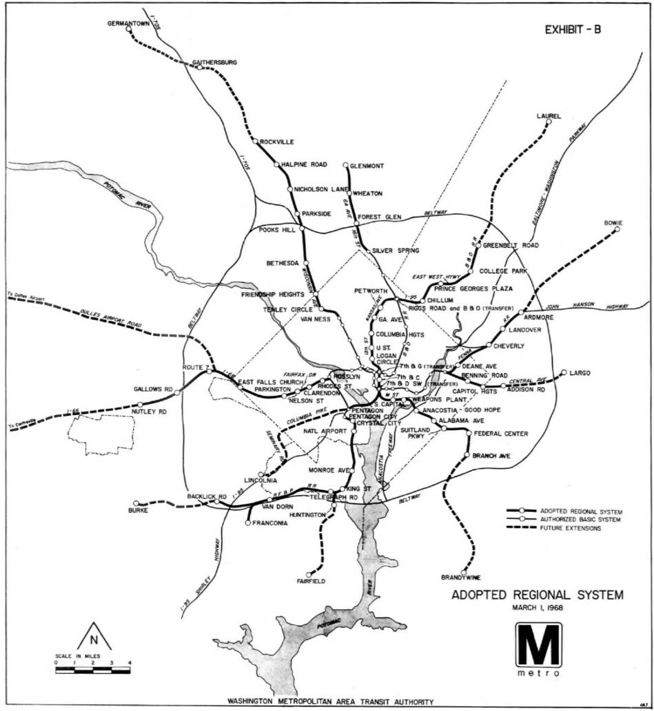 How Washington DC Got Its Metro - by Brian Potter