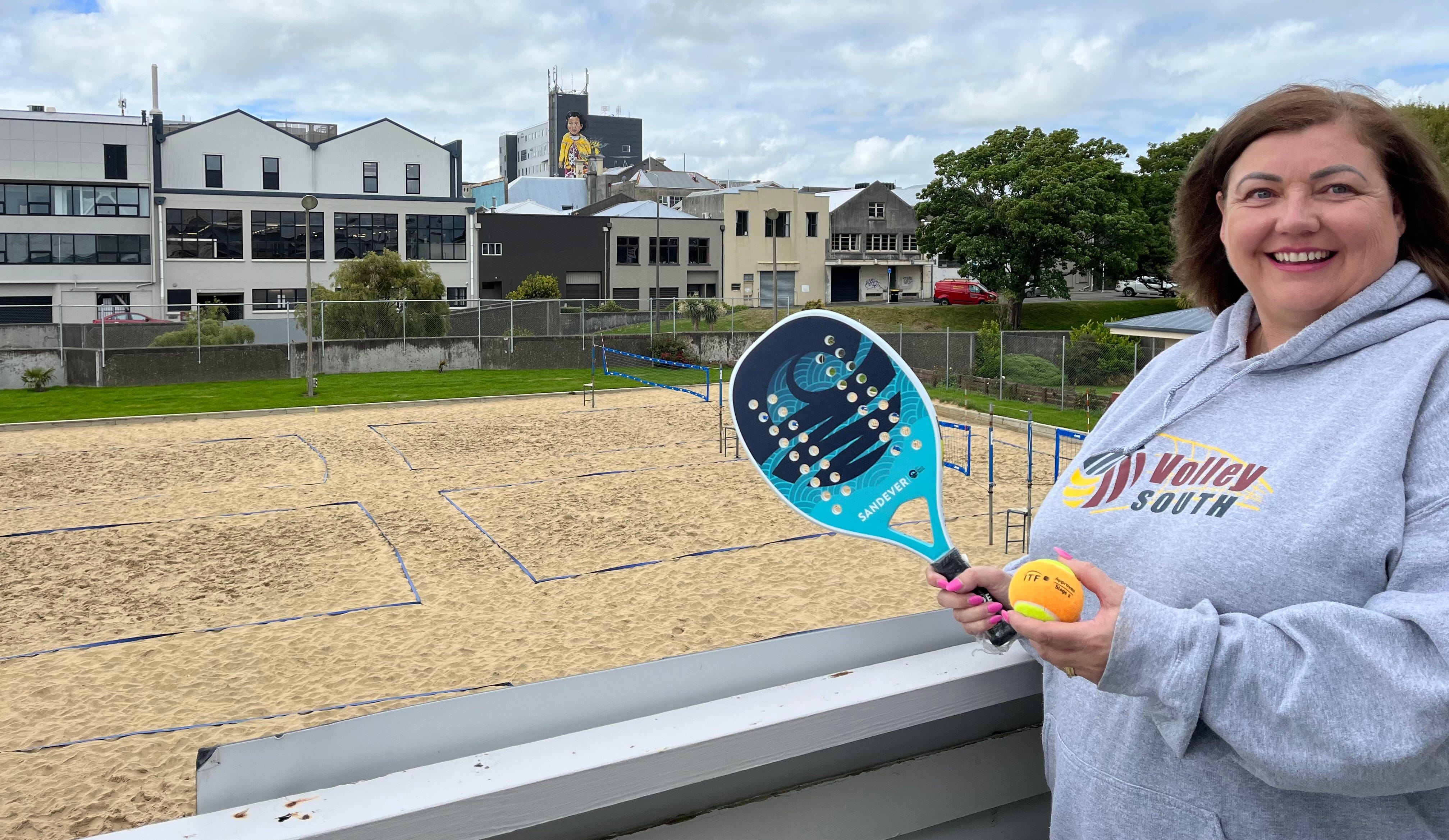 Introducing Southland's latest sport - beach tennis