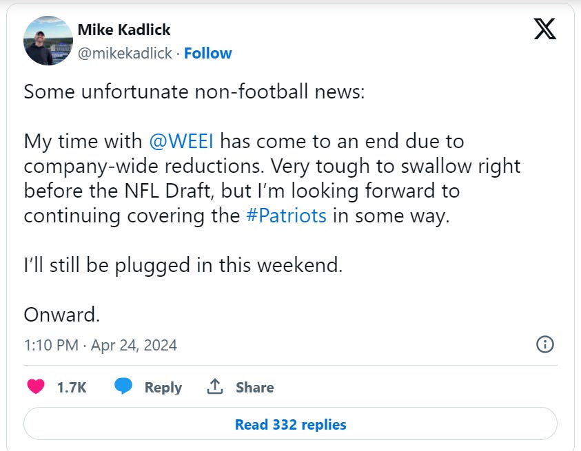 Friday Four-Pack 4.26.24 - by Mut (Mike Mutnansky)