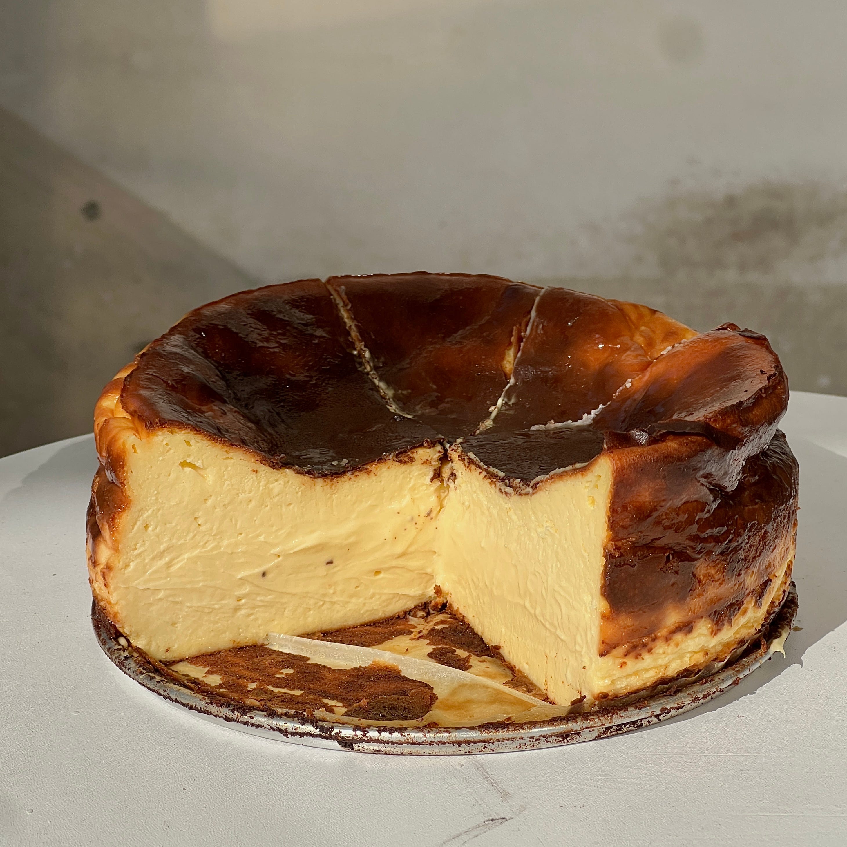 basque burnt cheesecake recipe - Aimee’s Substack