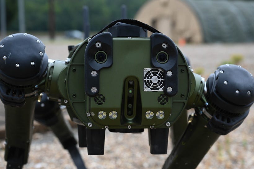 STRATCOM Introduces Robot Dogs To Barksdale, Louisiana