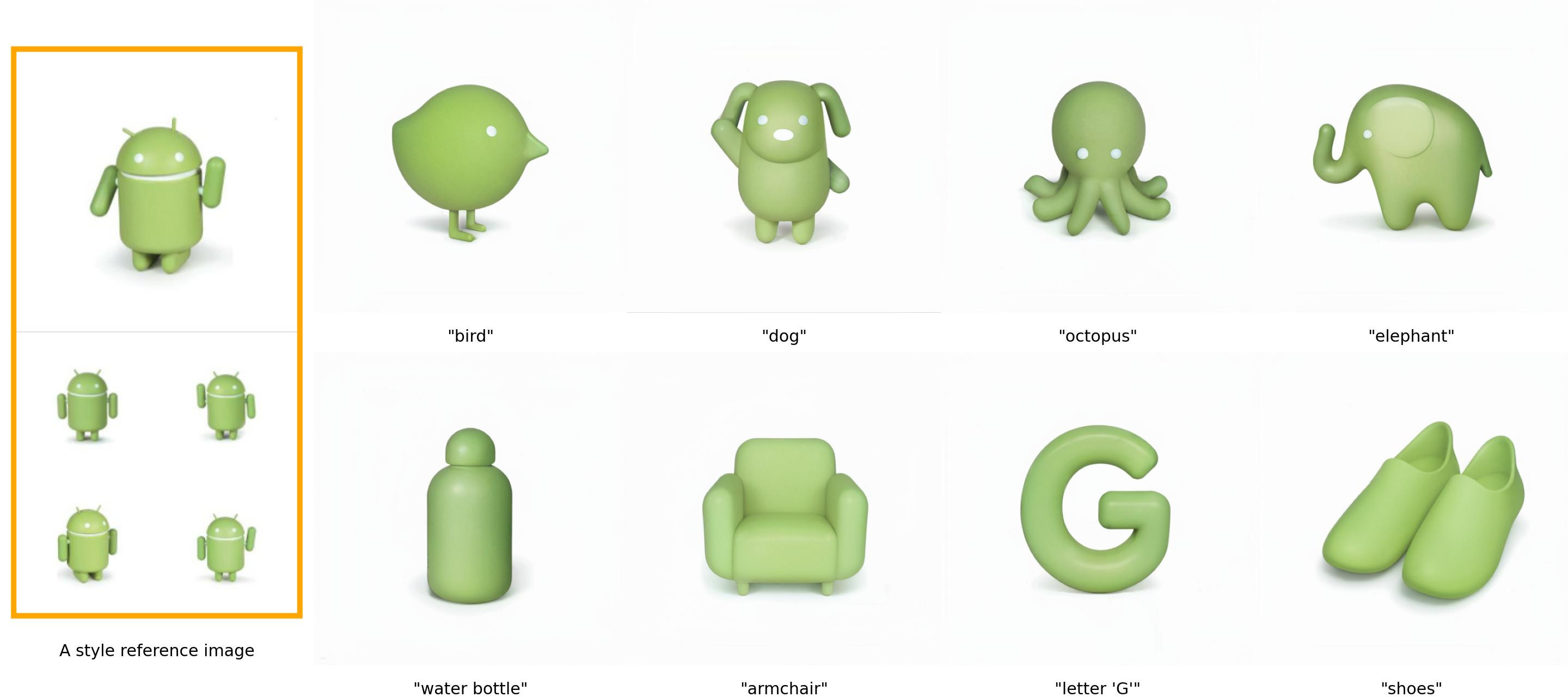 Regenerate visual styles with Google research project: StyleDrop