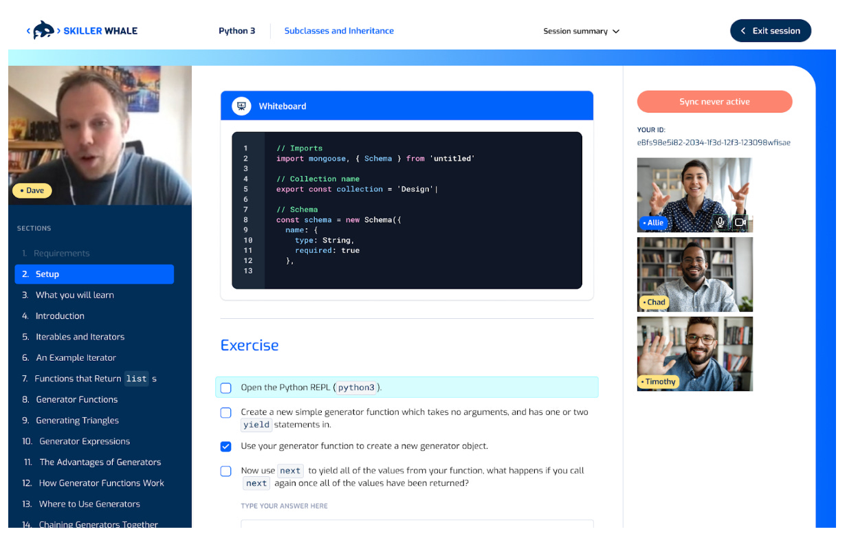 Skiller Whale — Inventing the Future of Tech Learning 🎓