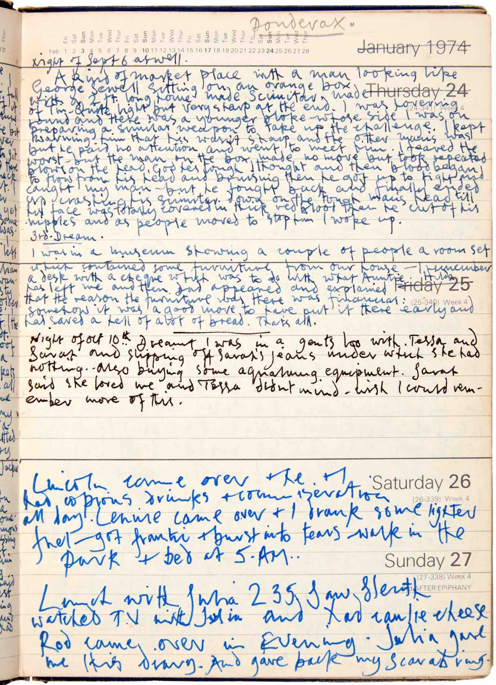 A peek into the Withnail and I diaries - by Alex Johnson