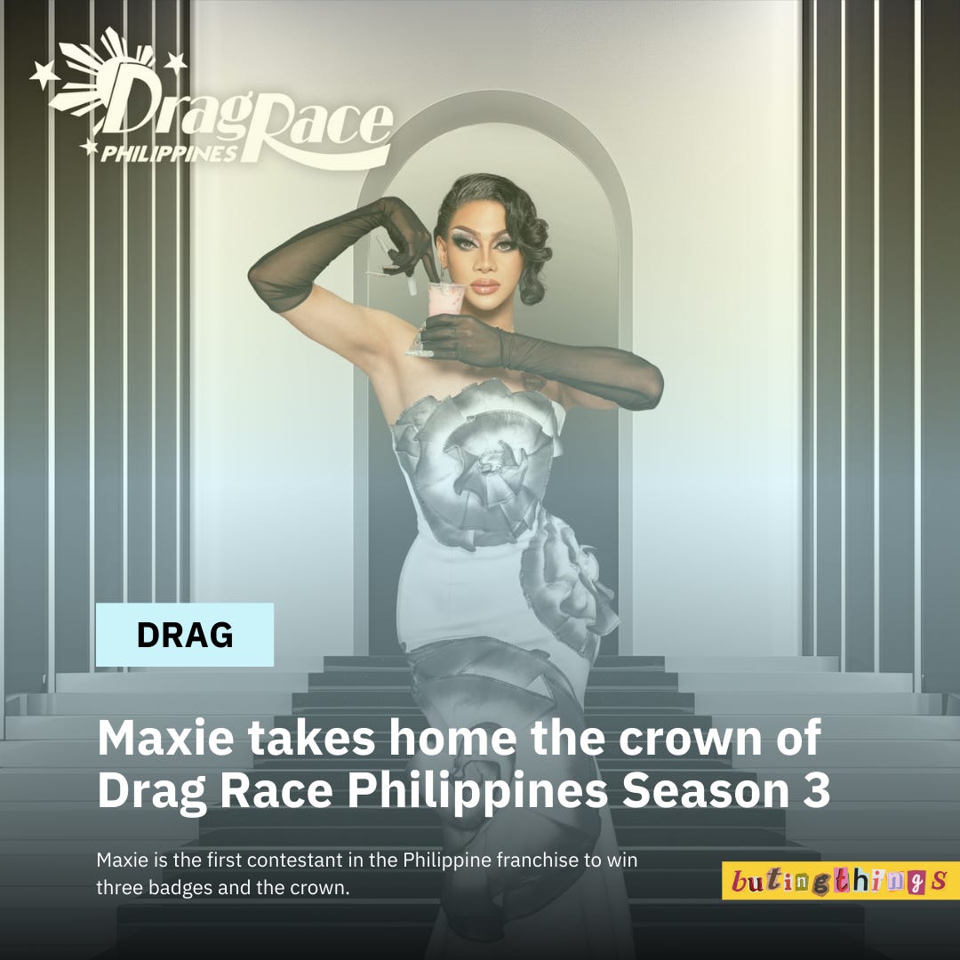 Maxie takes home the crown of Drag Race Philippines Season 3