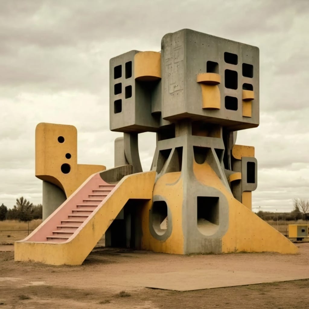 Concrete Playgrounds - by Efe Levent - Alternate History