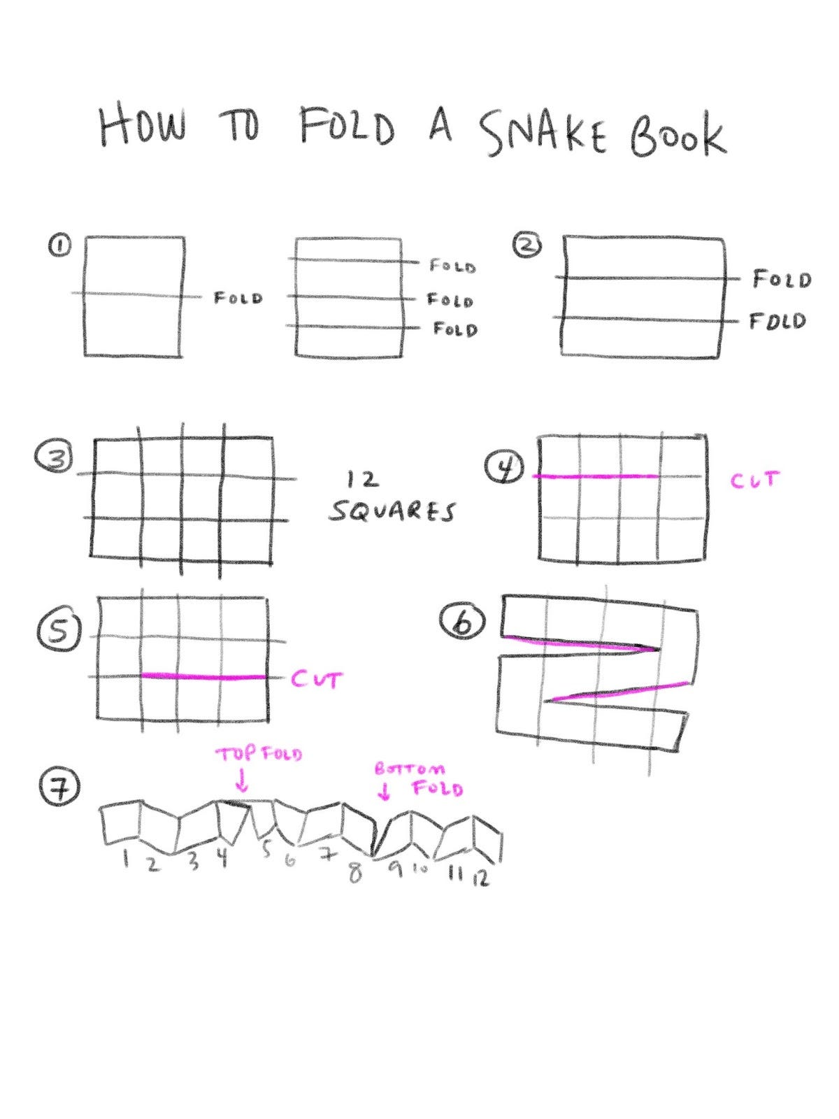 Snake Book Poetry Comic Exercise