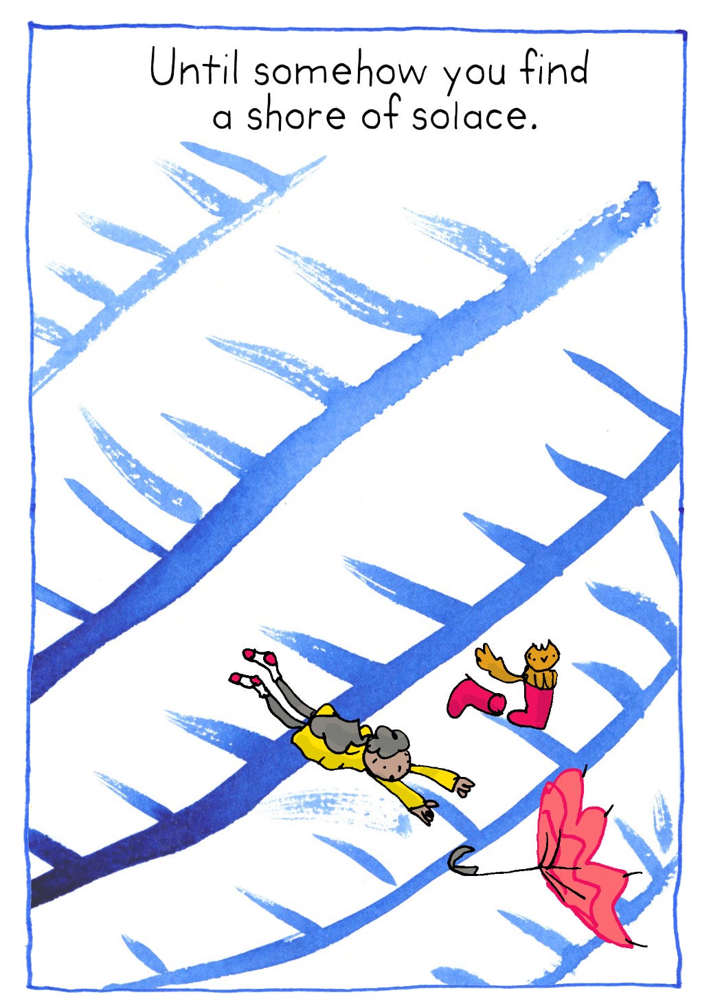 The Red Umbrella - by Grant Snider - Incidental Comics