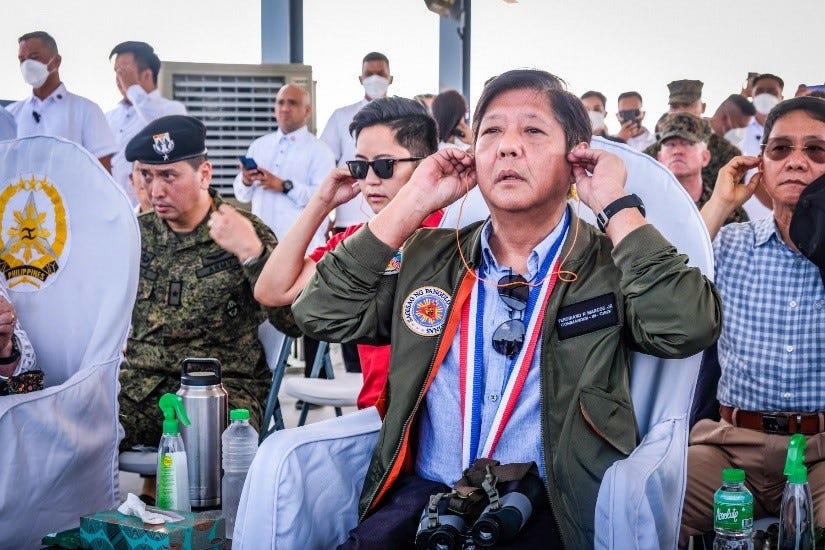 Marcos Goes to US Buoyed by Successful Military Exercises