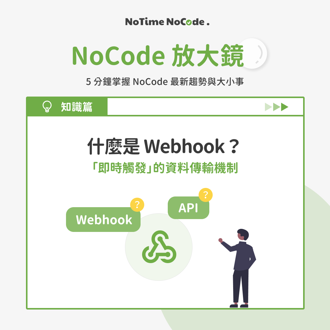 什麼是 Webhook？如何結合 No Code 工具使用？ - by NoTime NoCode｜簡化工作流程