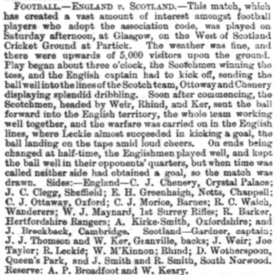 The Oldest International Rivalry - by Daniel Evensen