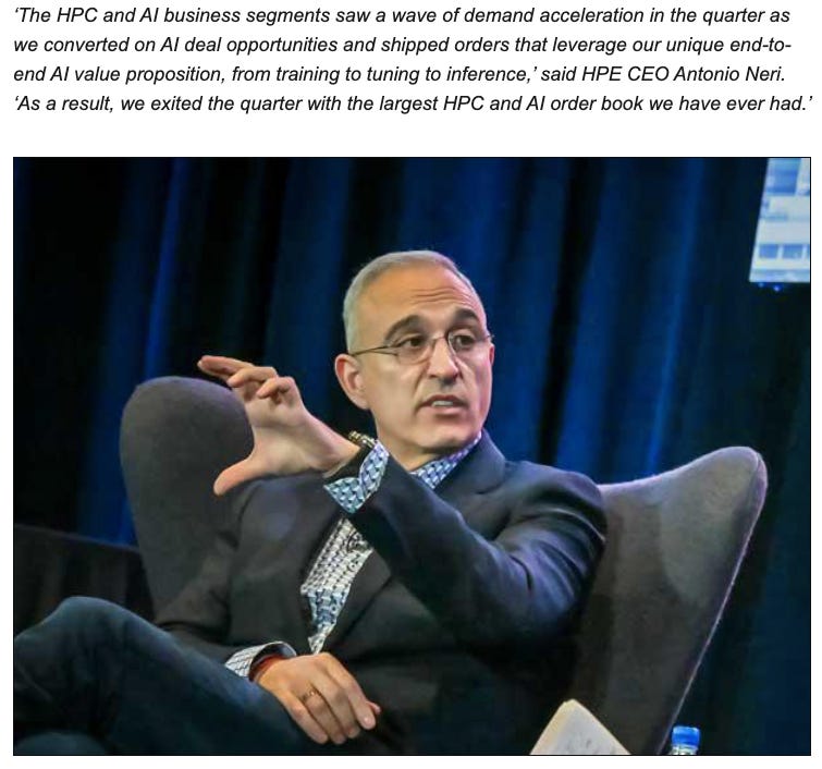 暴漲 20% 的 Dell，(以及 HPE ) 真的會受惠 AI 題材嗎？ - by BASM - 看圖說故事