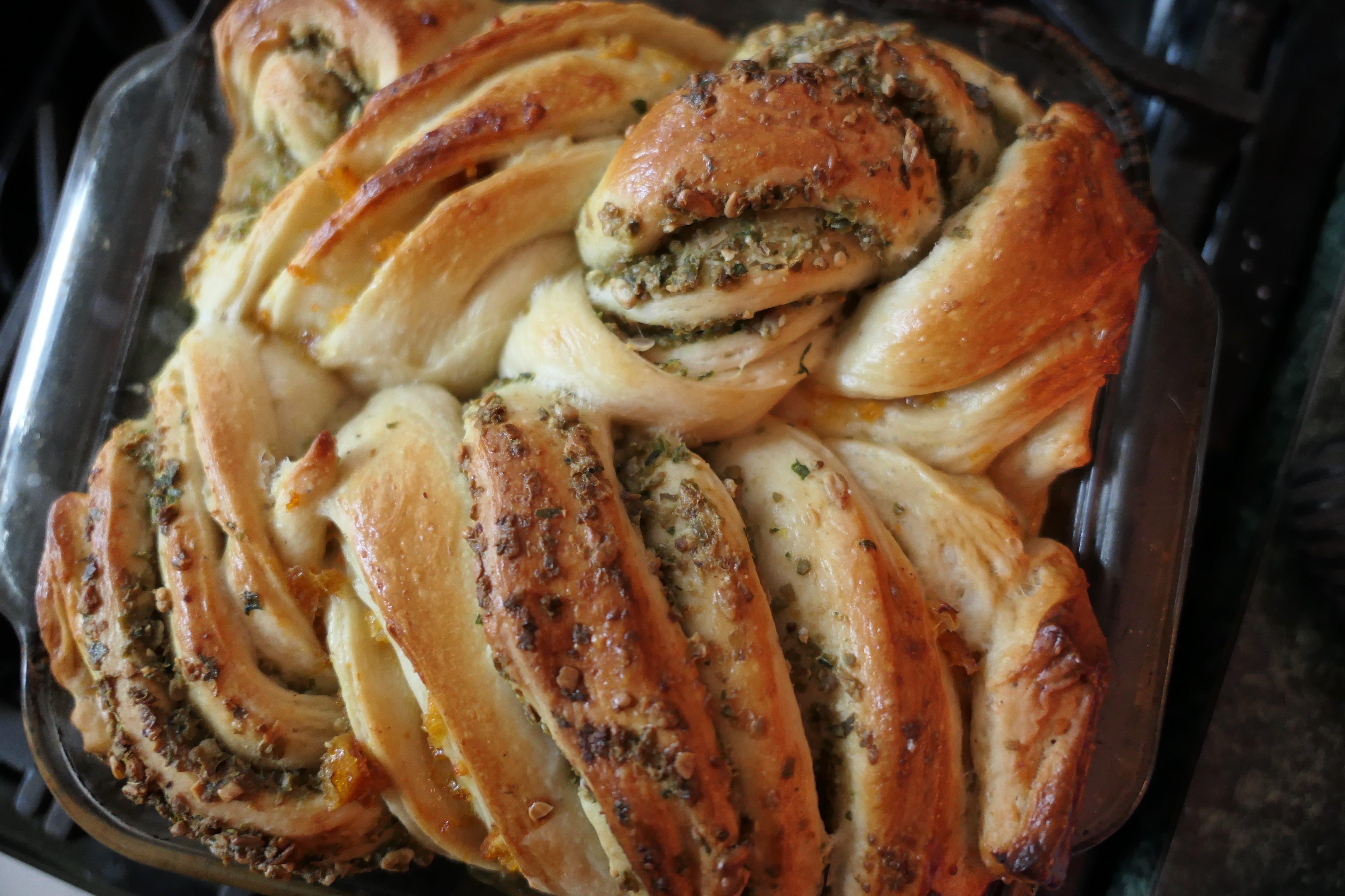 Martini Twist Babka (v) - by Kate Ray - soft leaves