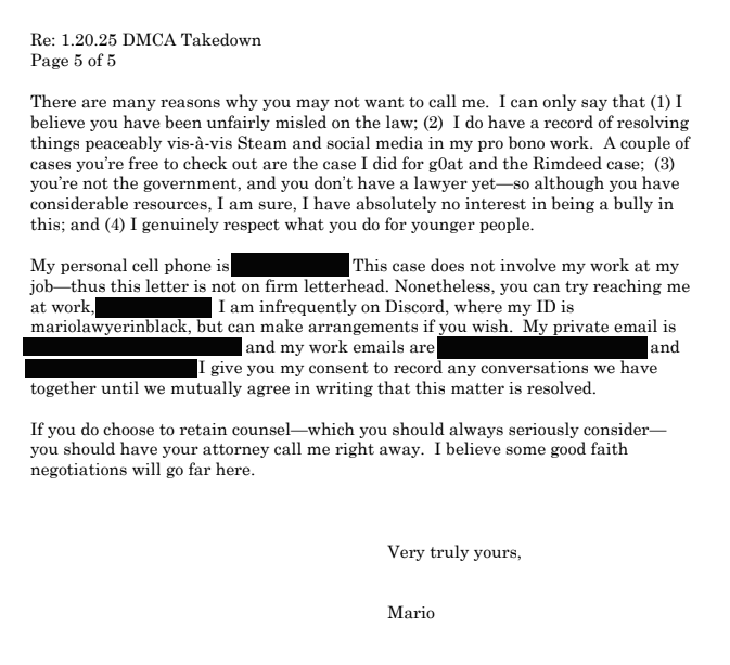 [Update] Pirate Software Doubles Down on Unlawful DMCA. Discord chats ...