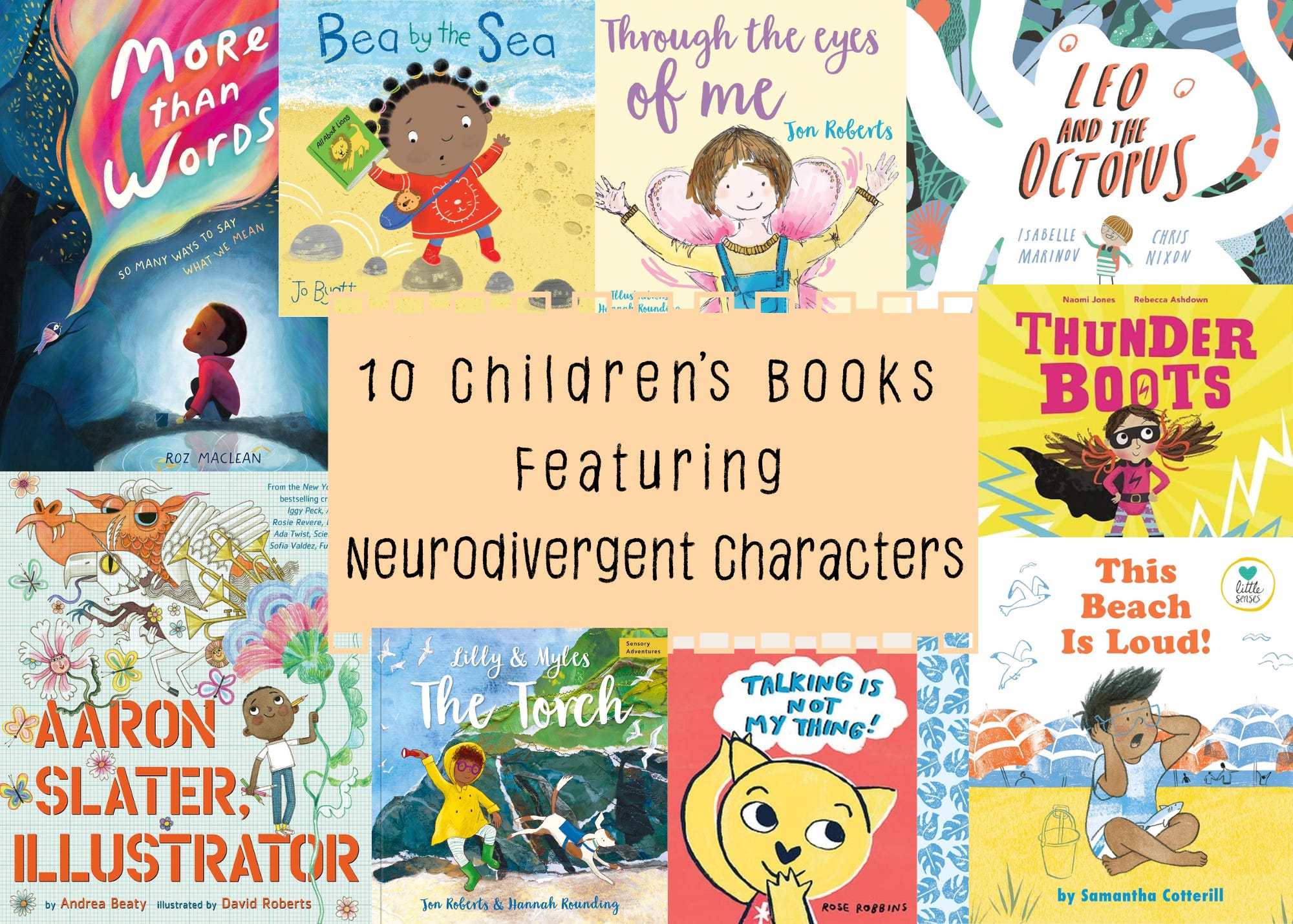 Ten books featuring neurodivergent characters.