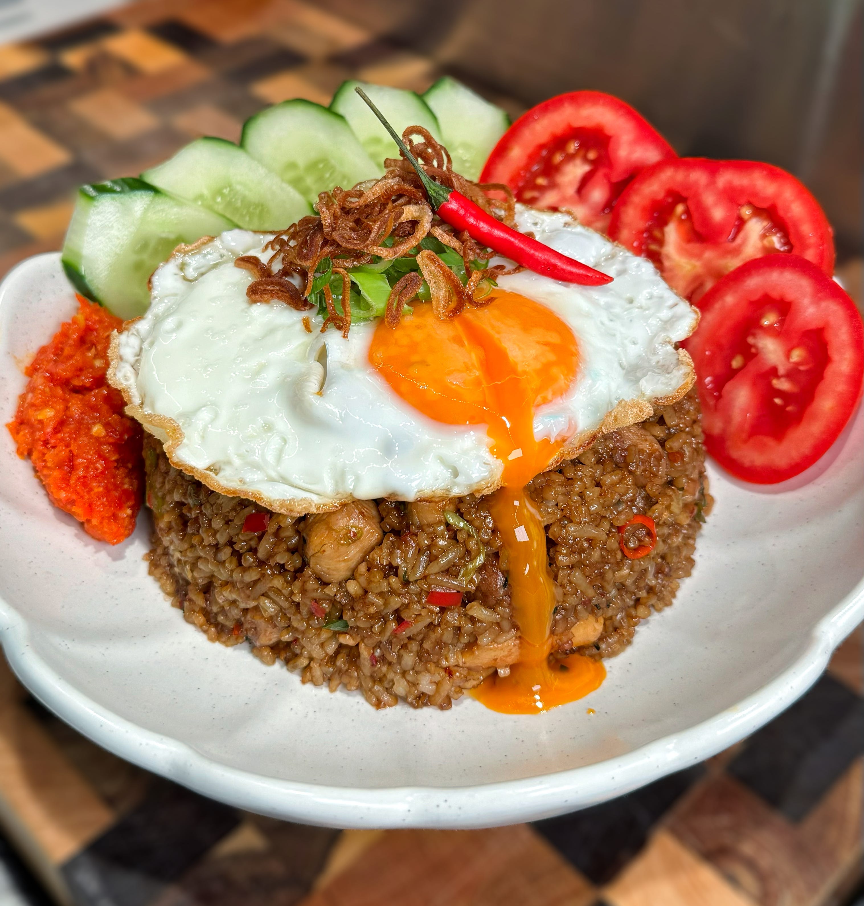 Indonesian Nasi Goreng Fried Rice