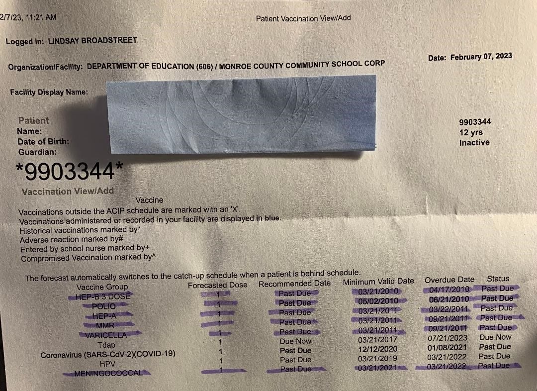 Indiana pushing Covid-19 vaccine on children through public schools