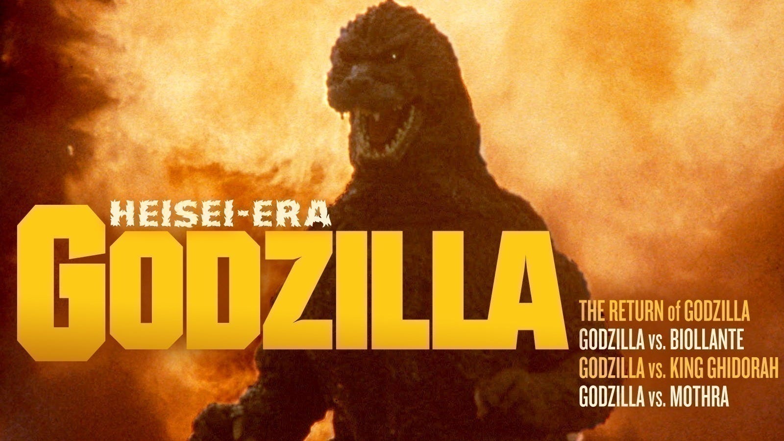 Four Heisei Godzilla Titles Coming to The Criterion Channel in July