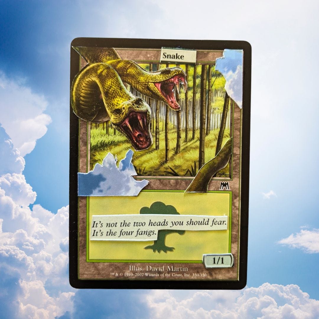 Creature tokens from the woods - by Amy Greenwald