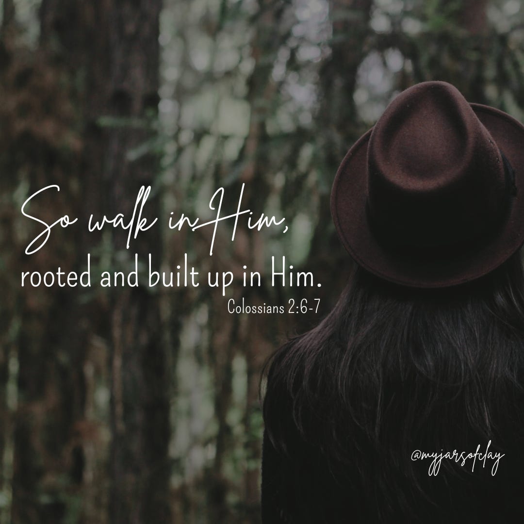 Be Still: Rooted and Built up in Him