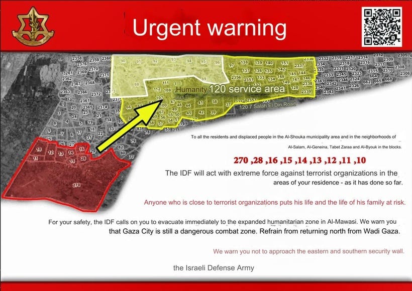 Israeli Military Calls On Gazans In Rafah To Go To Expanded ...