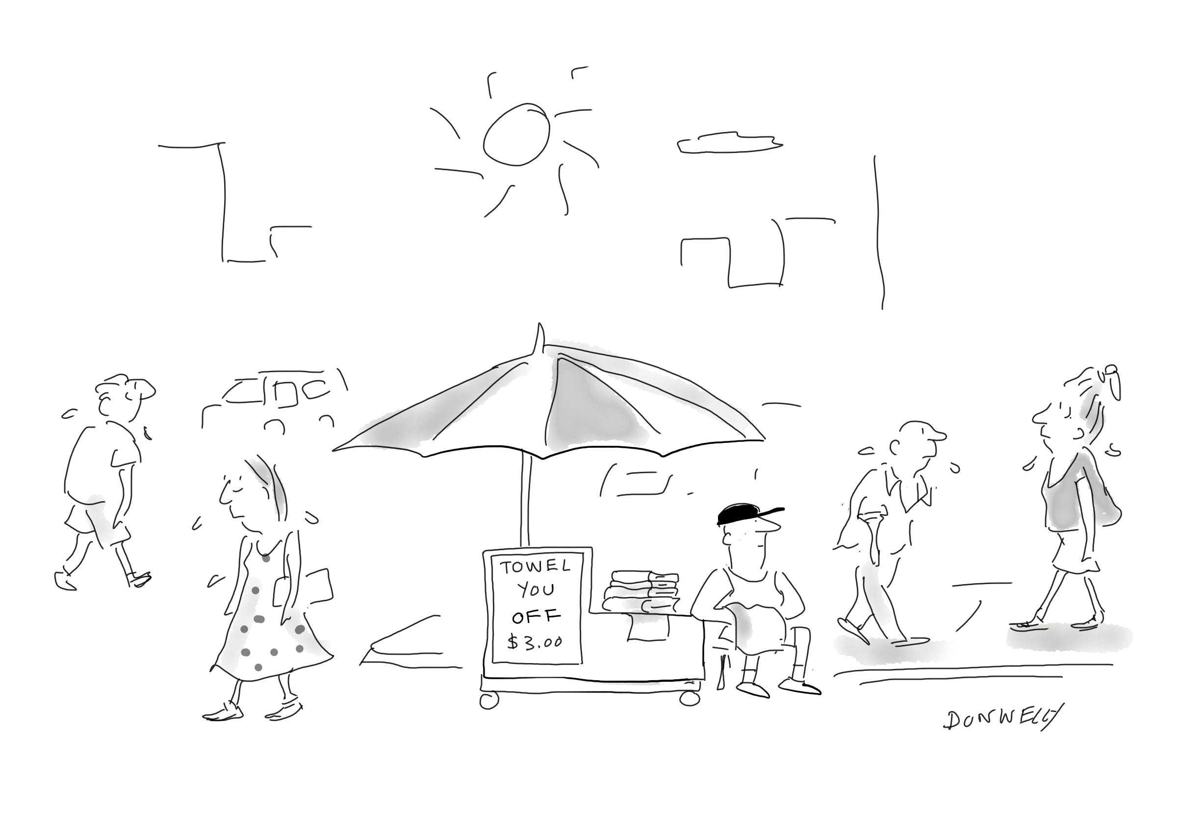 Heat Waves - by Liza Donnelly - Seeing Things