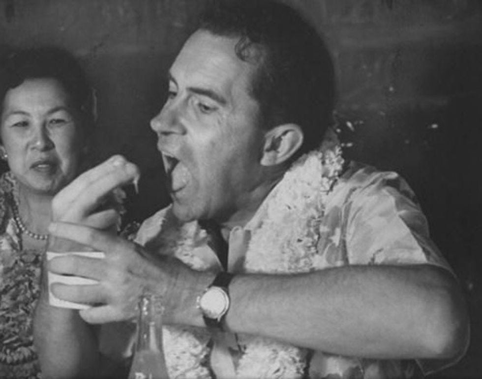 Richard Nixon Eats Poo Poo - by Ken Layne - Wonkette