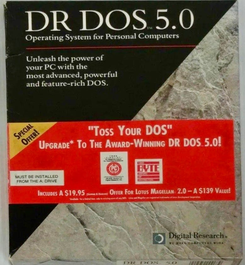 The History of DR DOS - by Bradford Morgan White