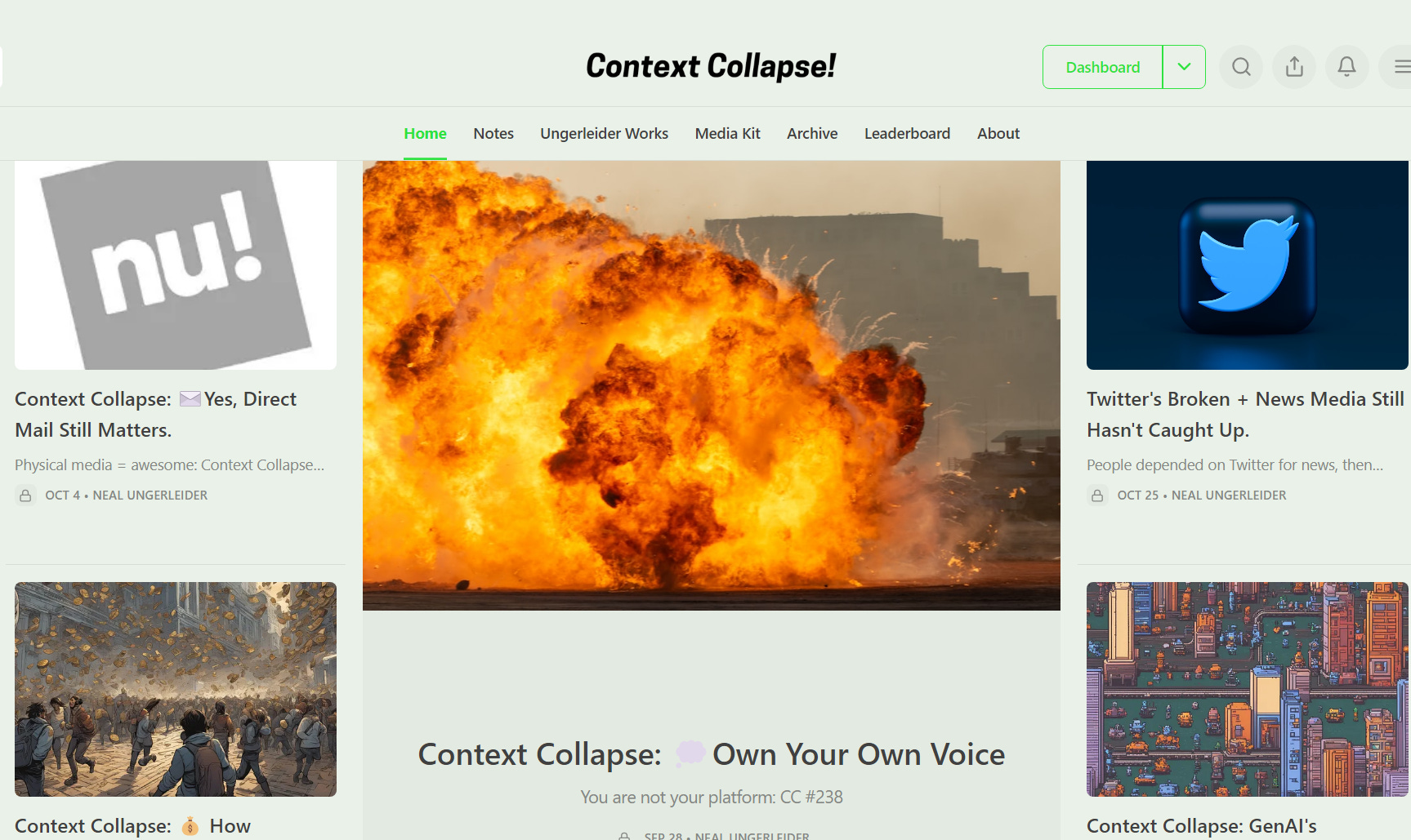 🍾A Very Context Collapse 2023