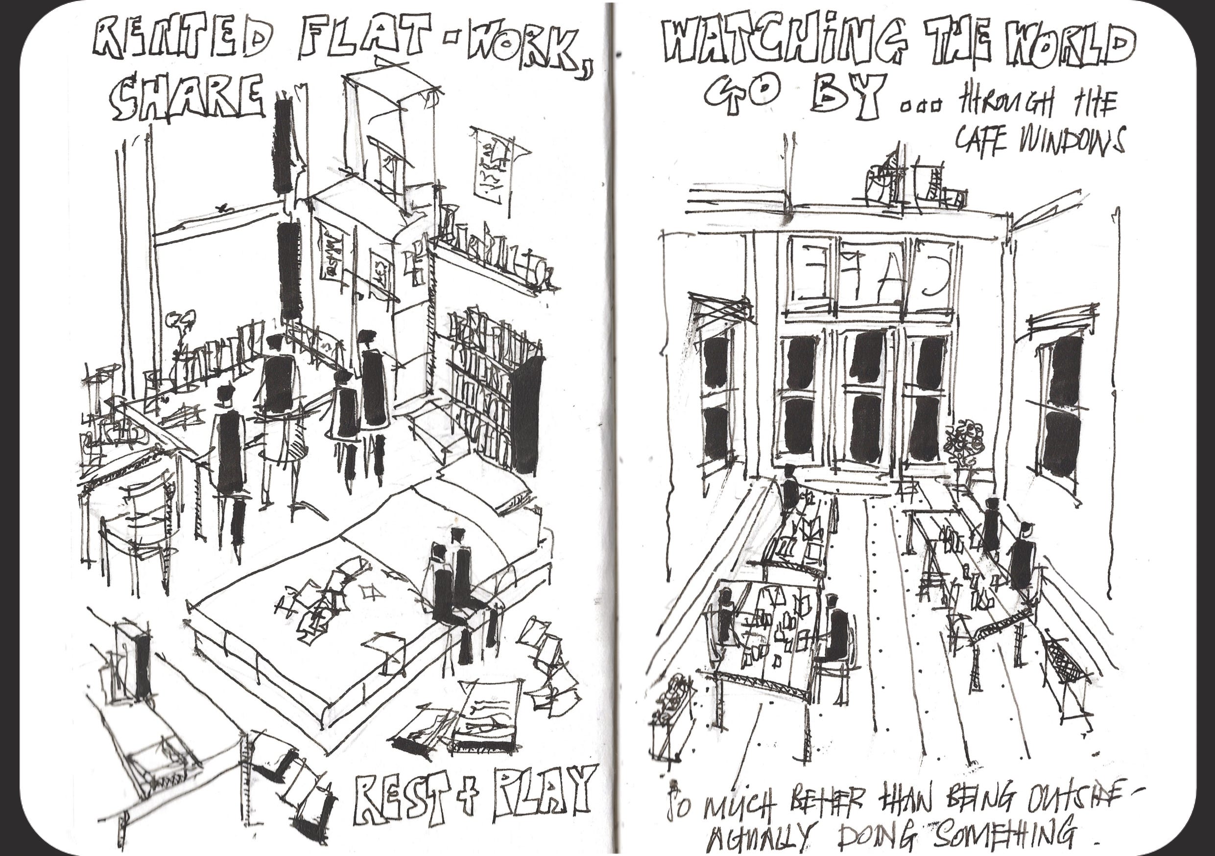 Sketching as opposed to drawing