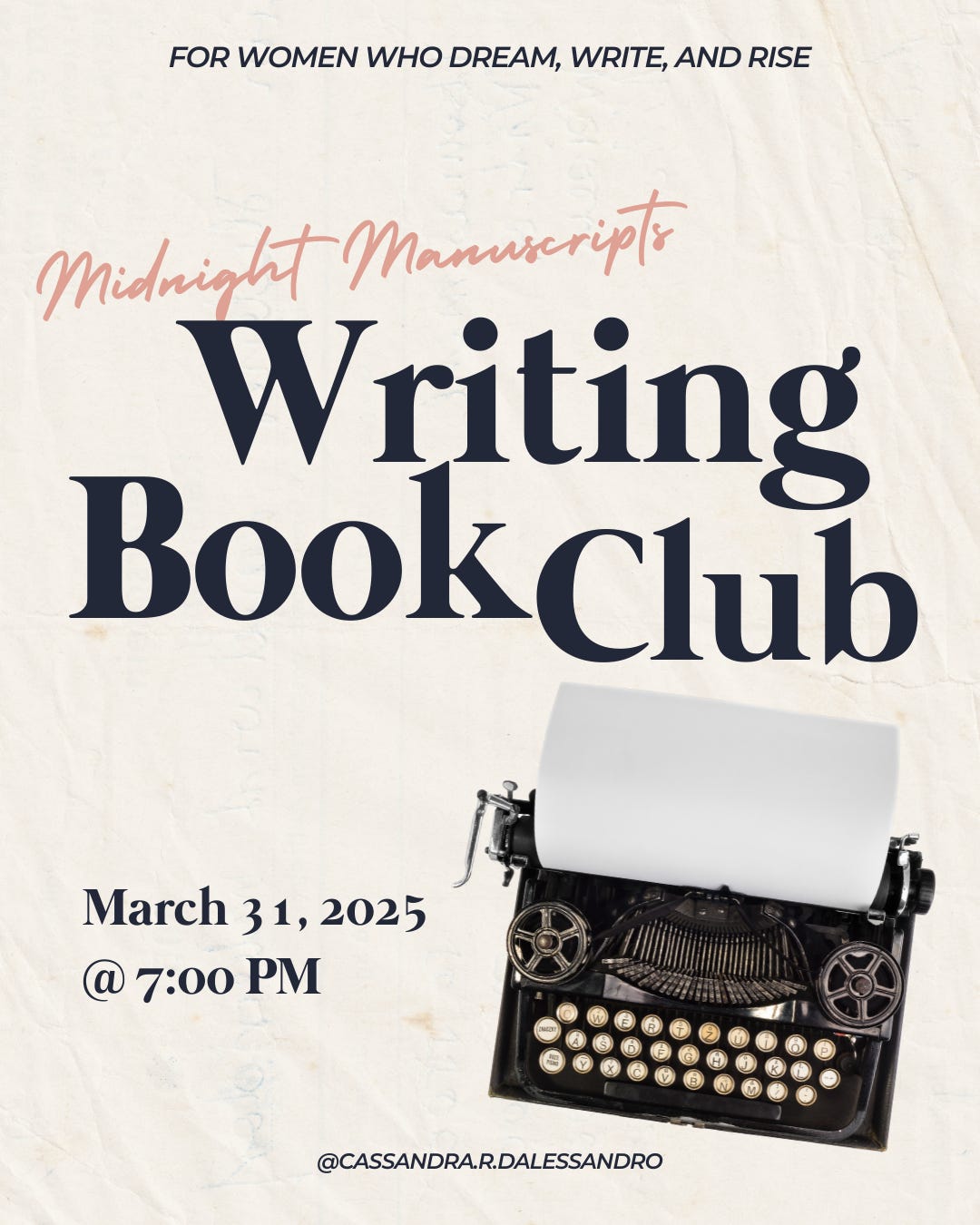 Midnight Manuscripts: Writing Book Club