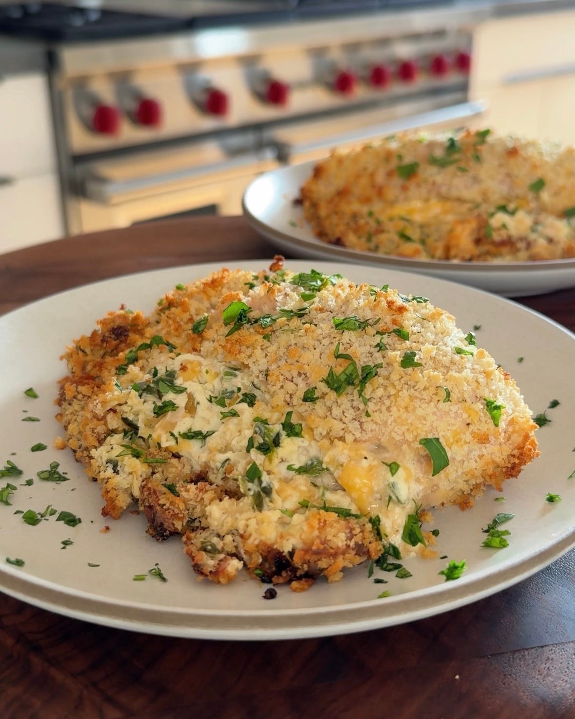 Jalapeño Cheddar Stuffed Chicken - by Maxine Sharf