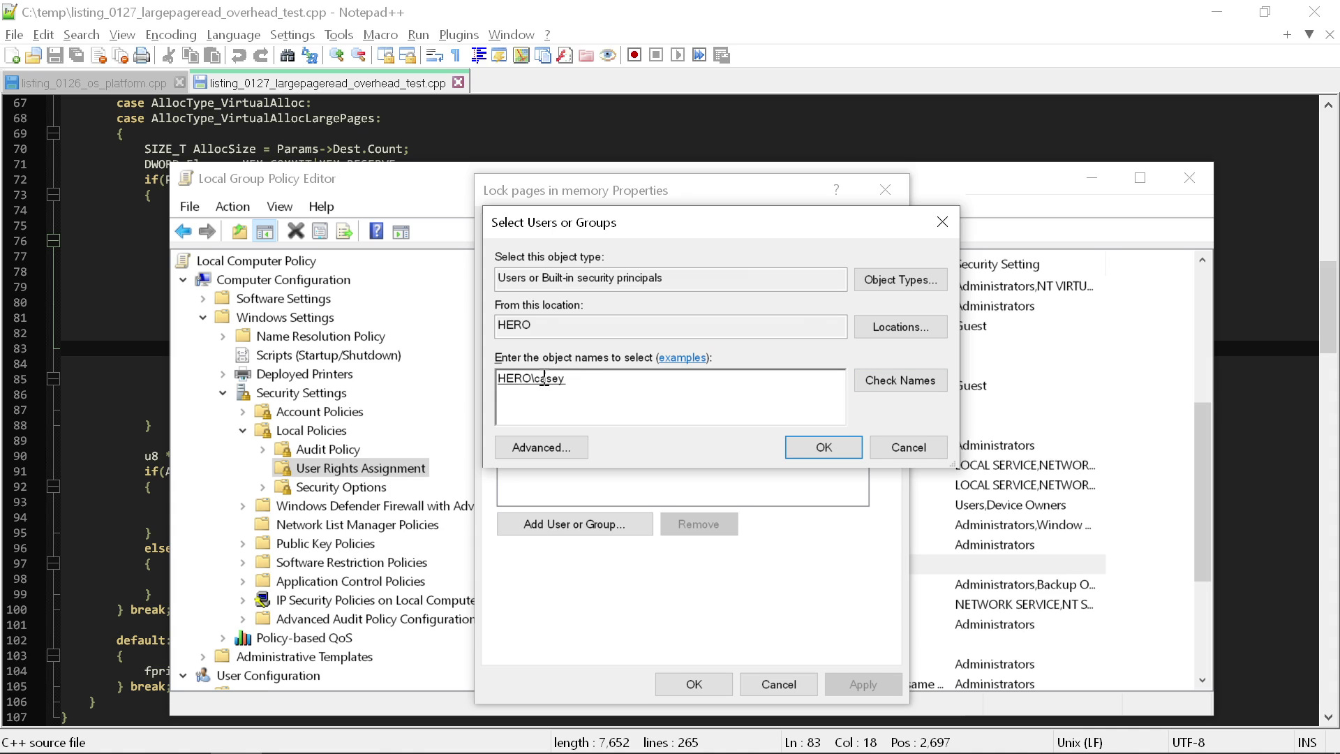 Faster Reads with Large Page Allocations