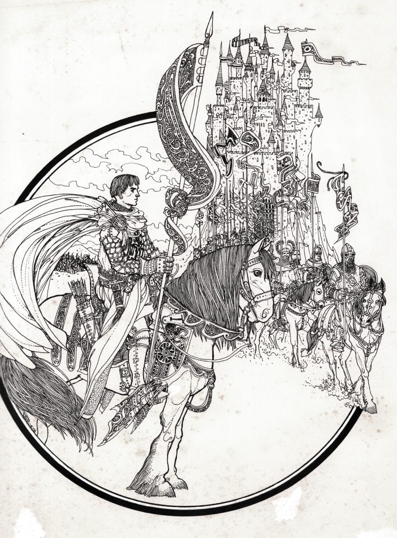 Russ Nicholson, fantasy illustrator - Alexander Adams