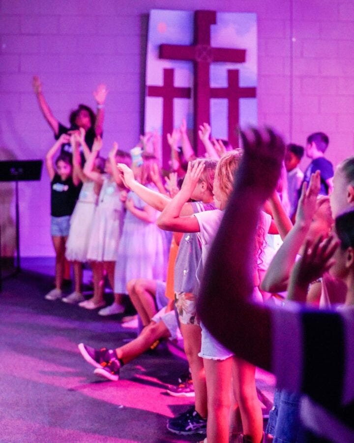 A Gallery Of The Faithful Gathering For Church. Album 51