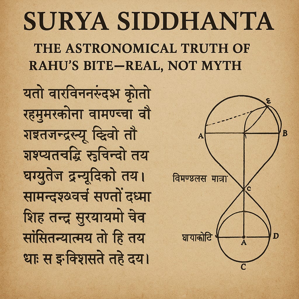 The Cosmic Science of Rahu in Surya Siddhanta