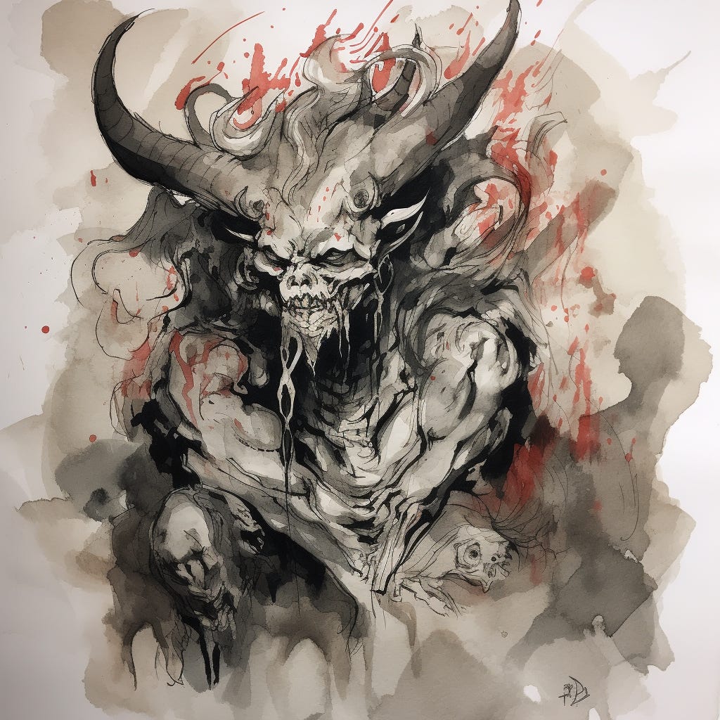 Asian Monsters - AI Art Daily