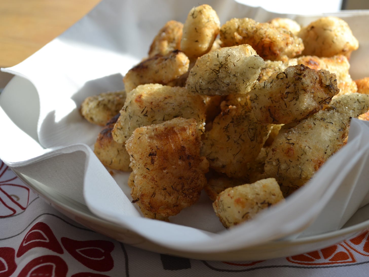 Crispy Dill Fried Fish - by Angie Alt