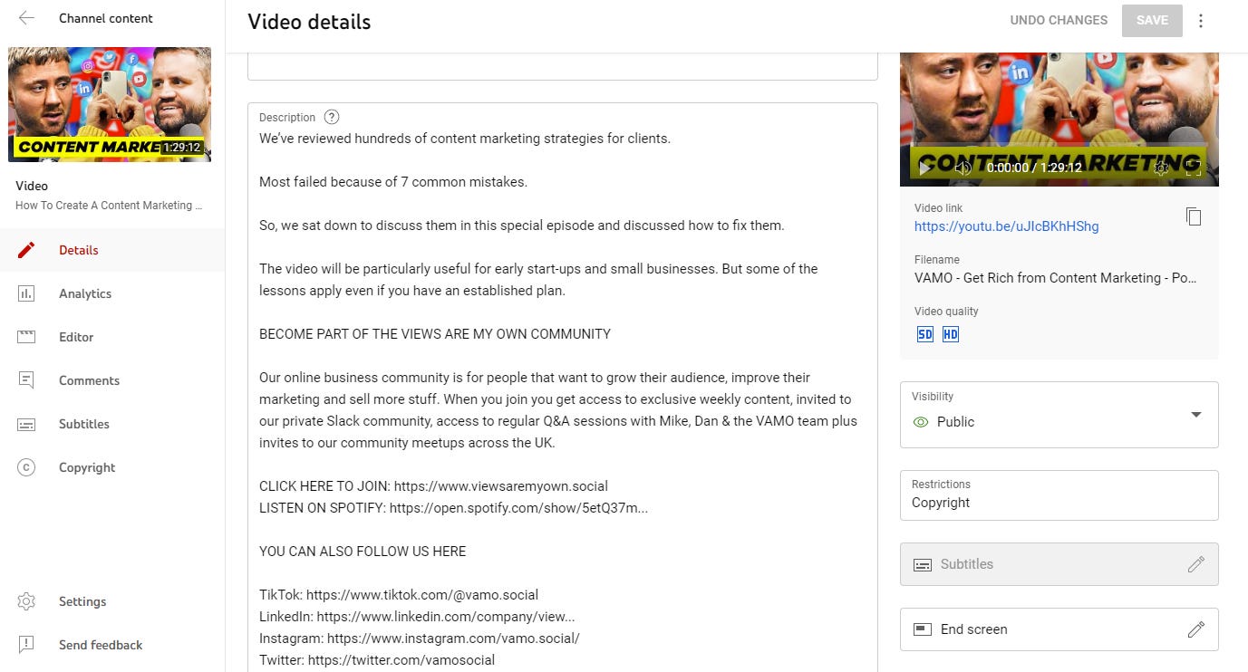 The YouTube Channel Blueprint - by Mike Winnet