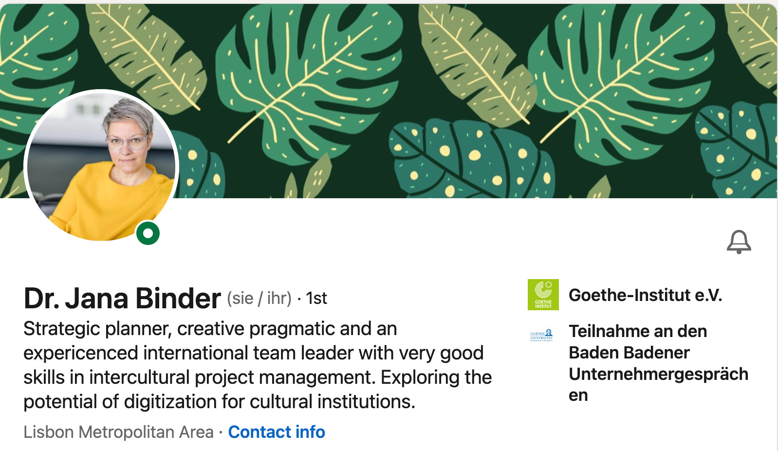 Interview with Dr. Jana Binder - Director of the Goethe-Institut ...