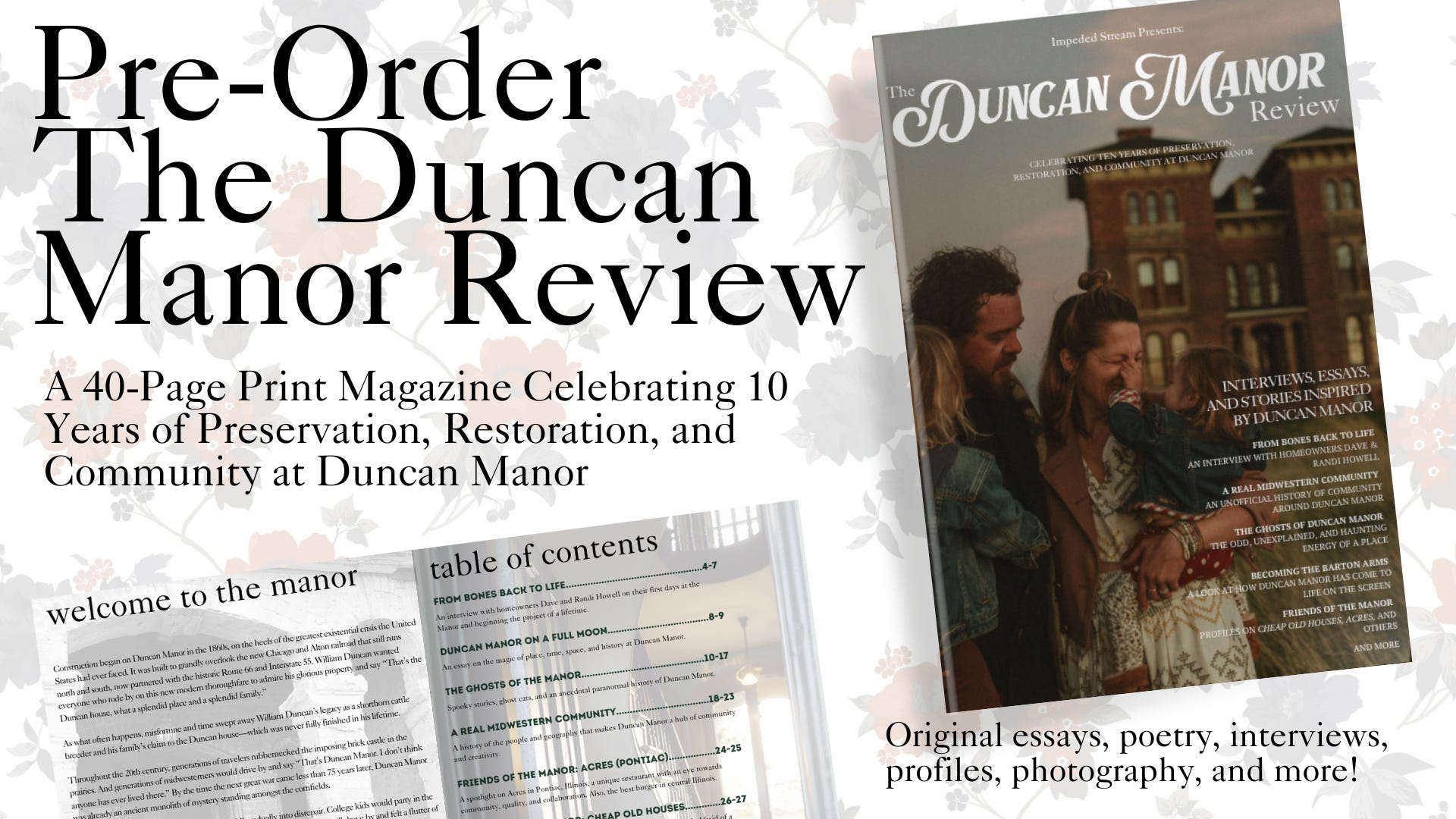 Introducing the Duncan Manor Review - by Nick Rynerson