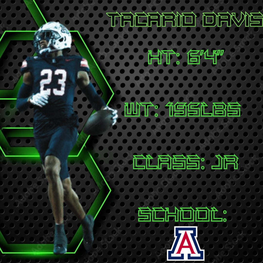 Tacario Davis Draft Profile - by Courtlandt Griffin