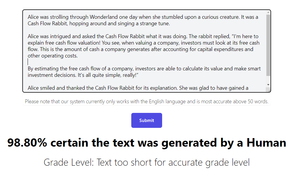 Can software detect AI cheating and Chat GPT?