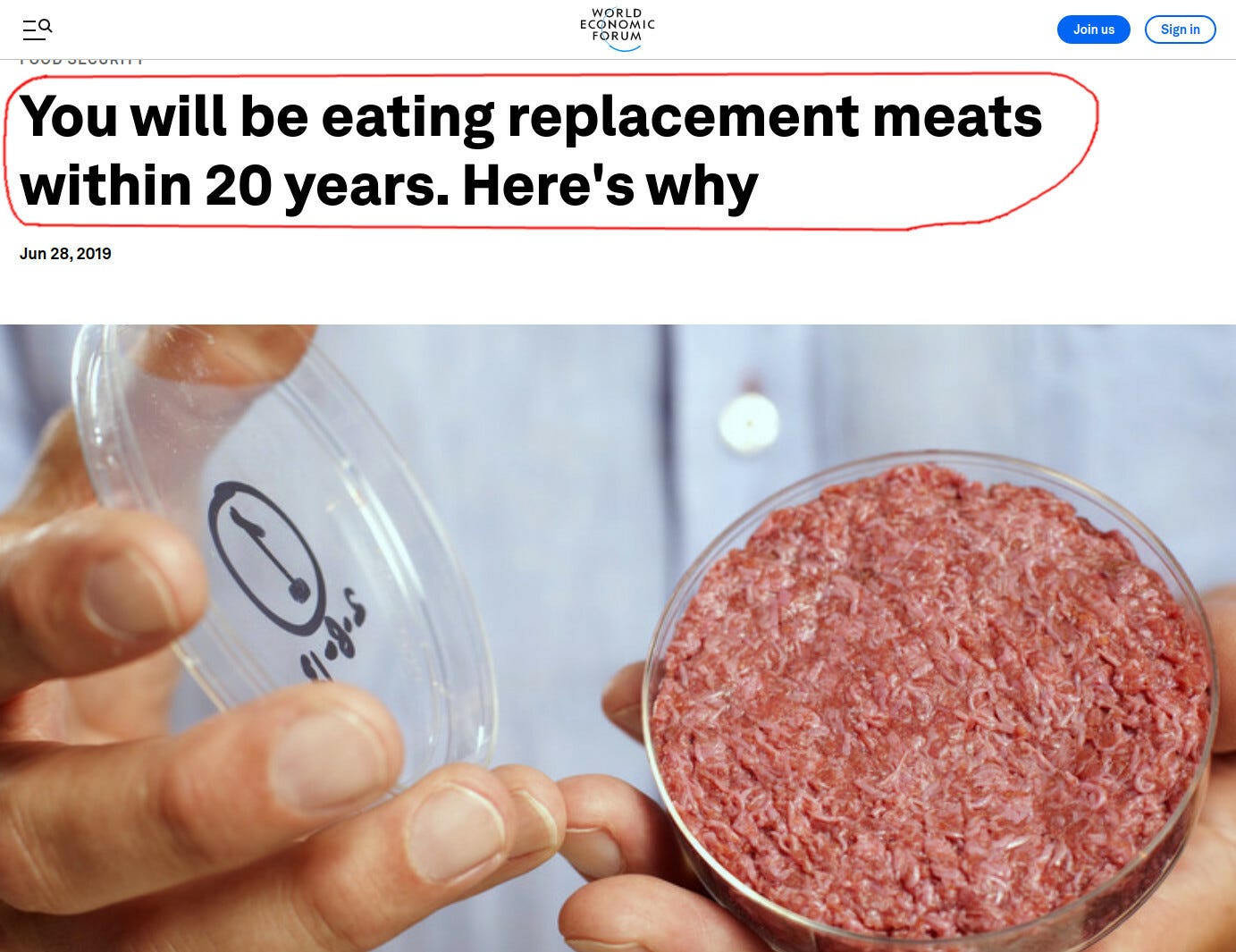 Lab-Grown Meat Is Made of Cancer Cells. Would You Like It Rare or ...