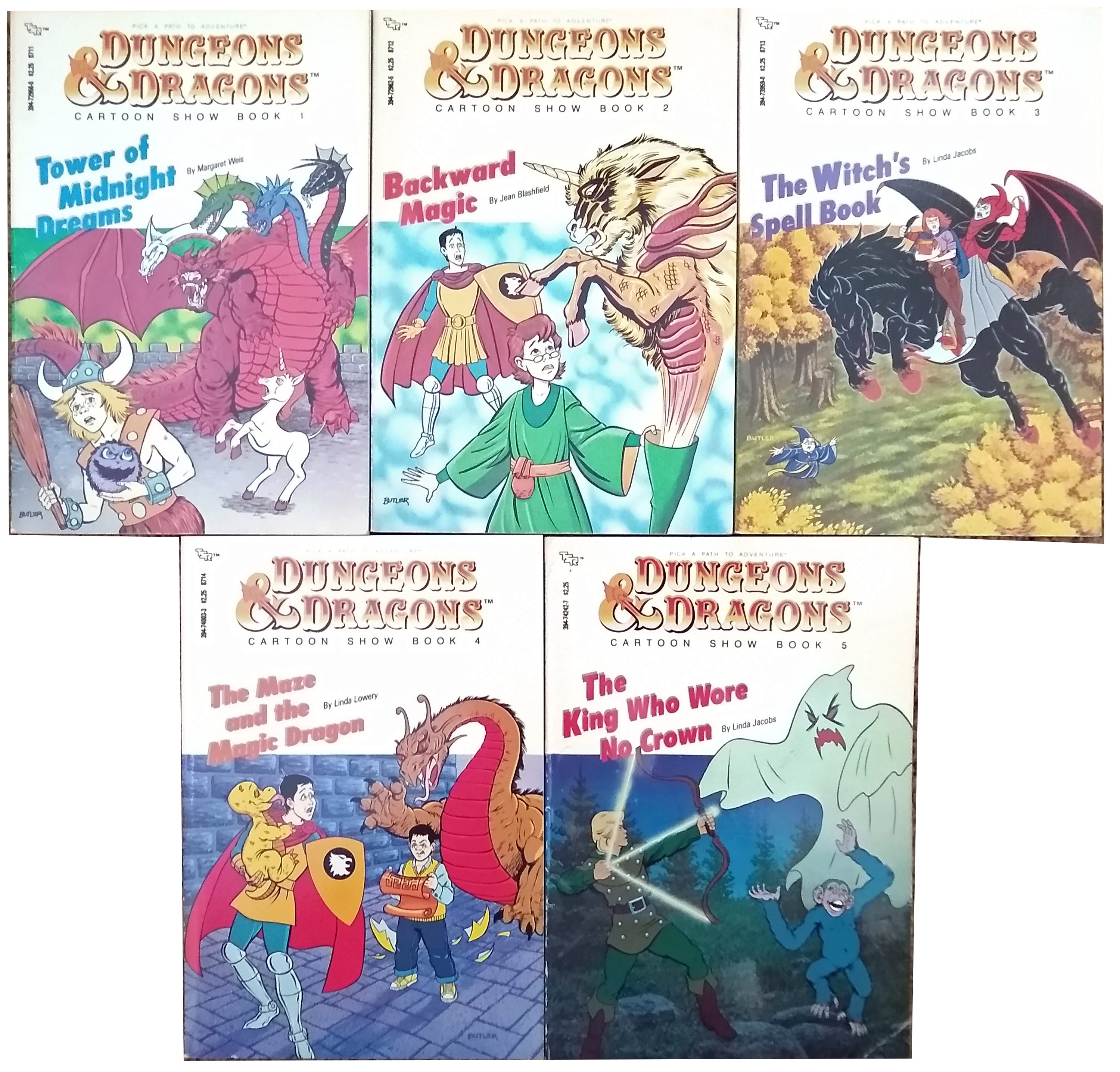 D&D Cartoon Show Books: Pick (YOUR) Path To Adventure!