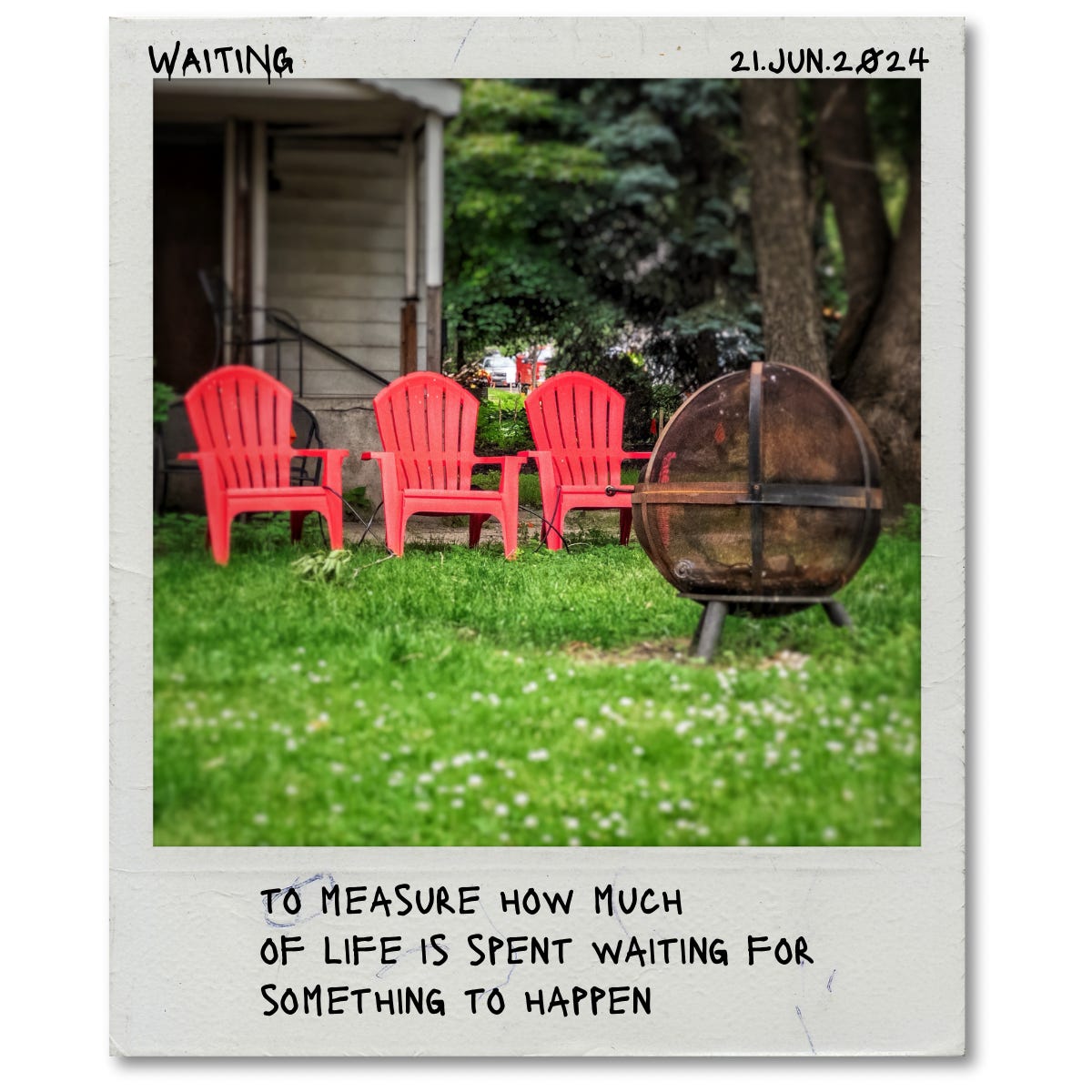 waiting - by RVM4 - Richard’s Substack