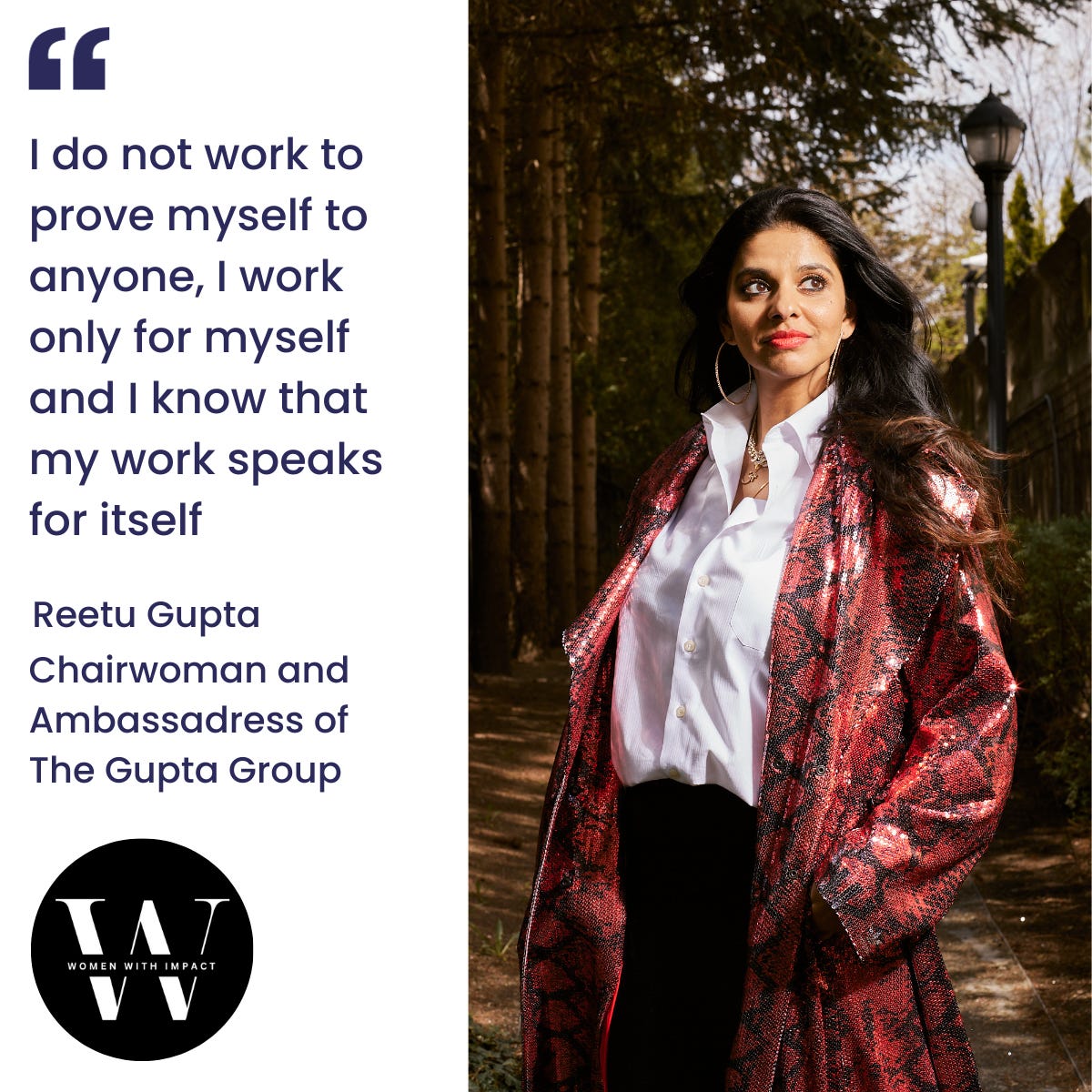 Women With Impact #24 - Reetu Gupta - by Clara Zoé Richter